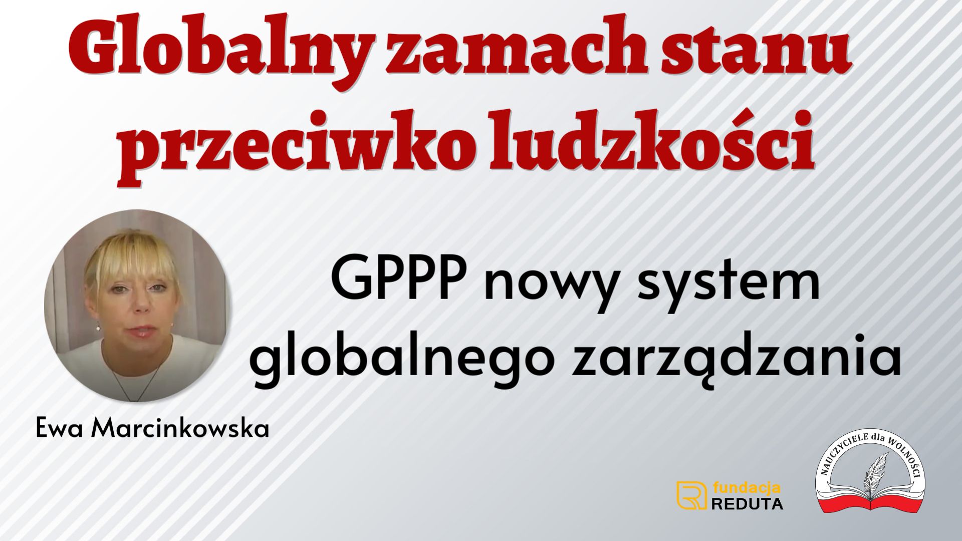 Globalny zamach stanu przeciwko ludzkości - GPPP nowy system globalnego ...